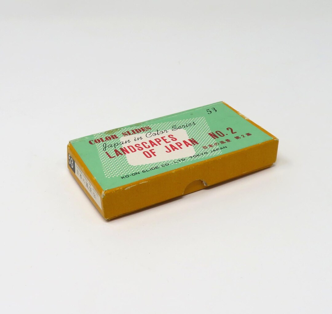 Vintage 1950s Photographic Fuji Color Slides Landscapes of Japan 2 ...