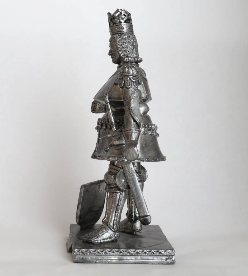 Vintage 1990s Pewter European Medieval Knight Figure Kaiser - Etsy