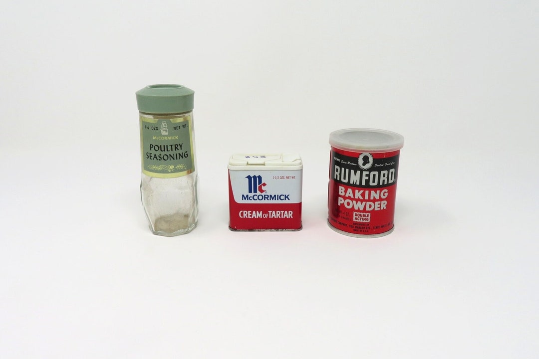 Vintage 1970s to 1980s Mccormick & Rumford Spice Containers - Etsy