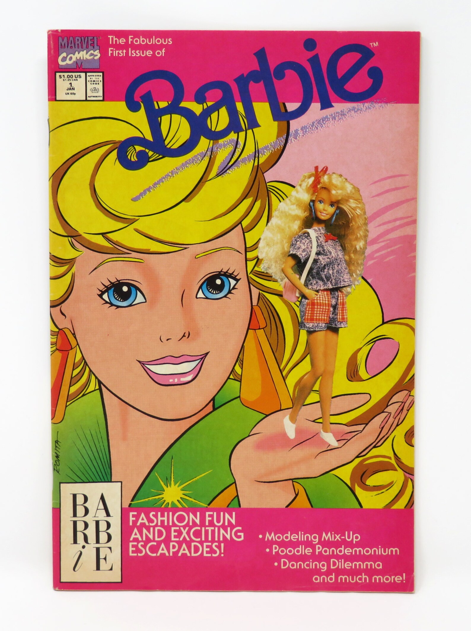 Vintage 1990s Marvel Comics Barbie Number 1 January 1991 | Etsy