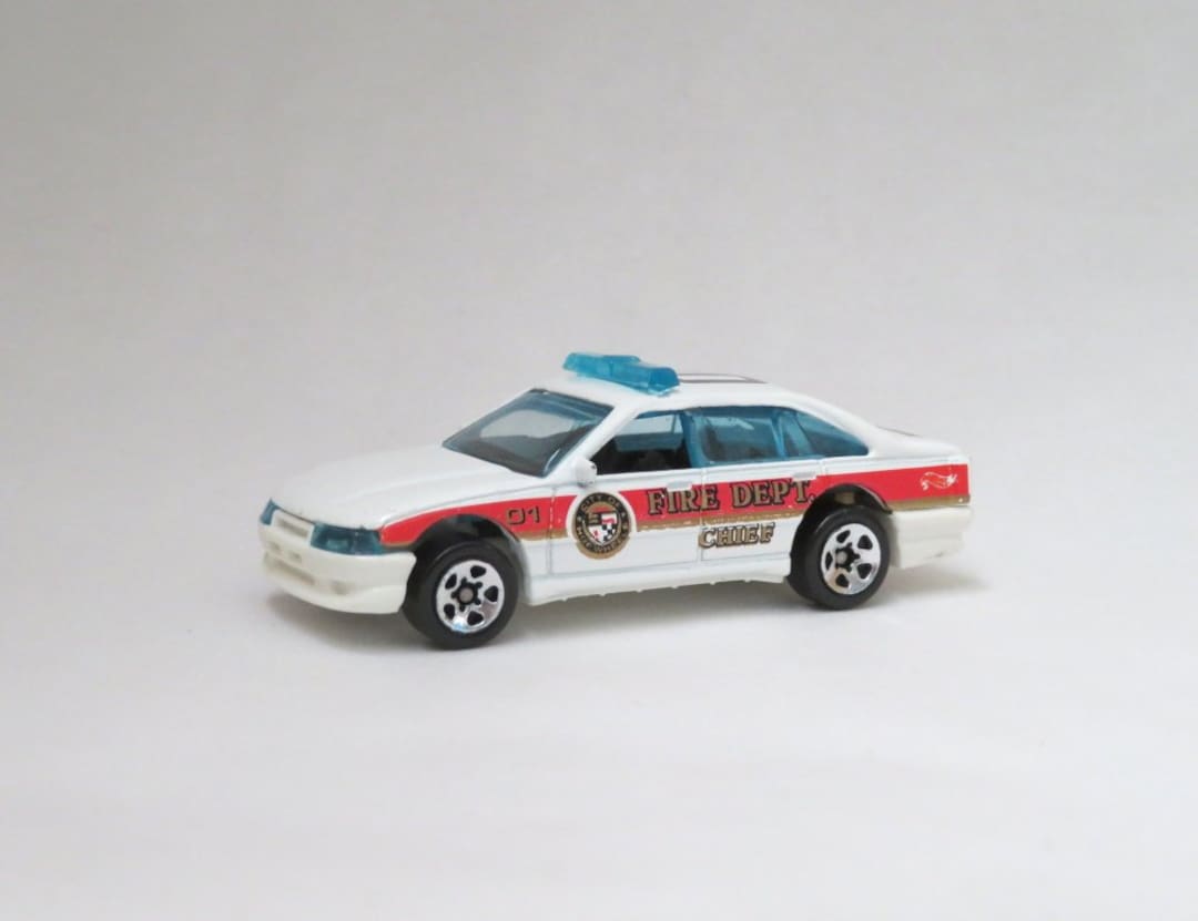 Vintage 1989 Hot Wheels Fire Chief Car by Mattel - Etsy