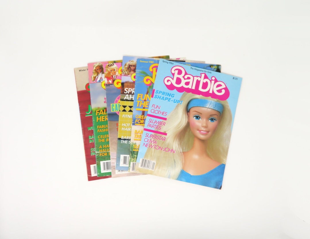Vintage 1980s Barbie Magazine Lot - Issues From 1984 1985 and 1988 ...