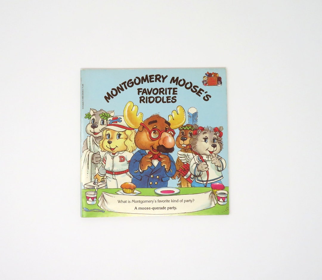 Vintage 1985 the Get Along Gang Montgomery Moose's Favorite Riddles by ...