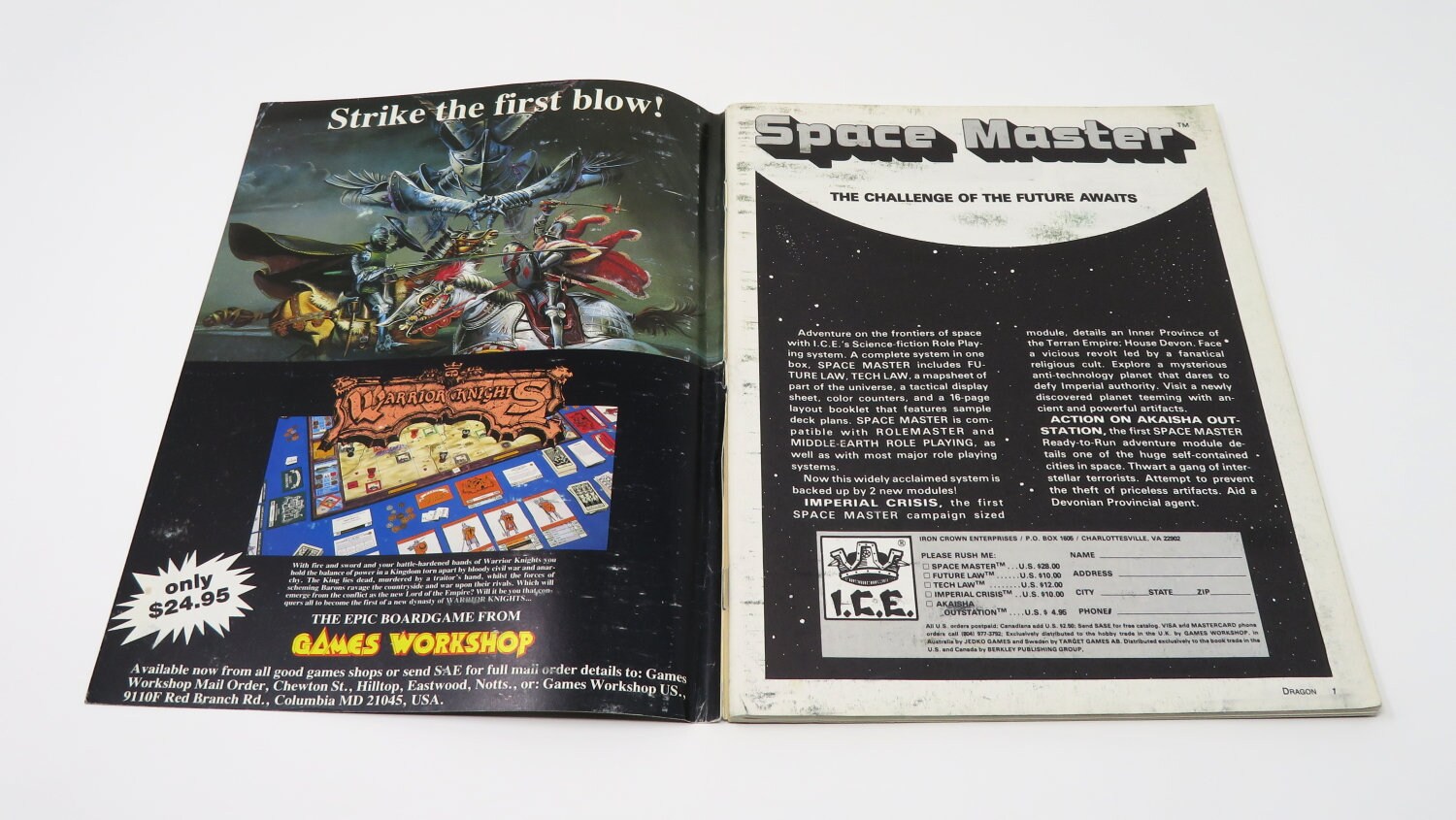 Vintage 1986 Dragon Magazine 105 TSR Role Playing Games RPG - Etsy España