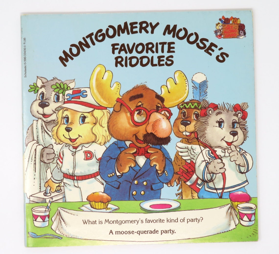 Vintage 1985 the Get Along Gang Montgomery Moose's | Etsy