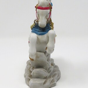 Vintage 1980s Michael Golden Supex Carousel Horse With Cherub Angel ...
