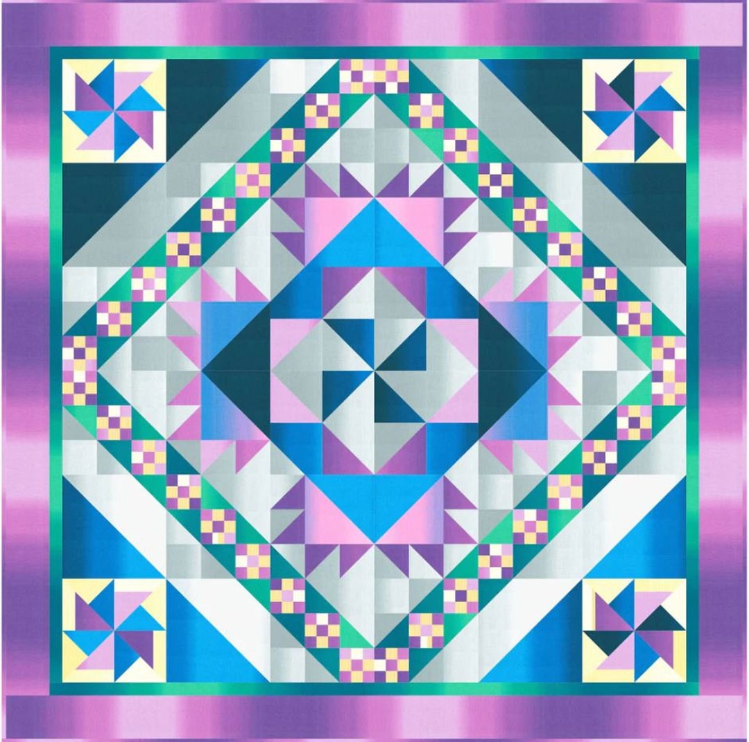 Hidden Bears Quilt Pattern by Bound to Be Quilting 85" X 85" - Etsy