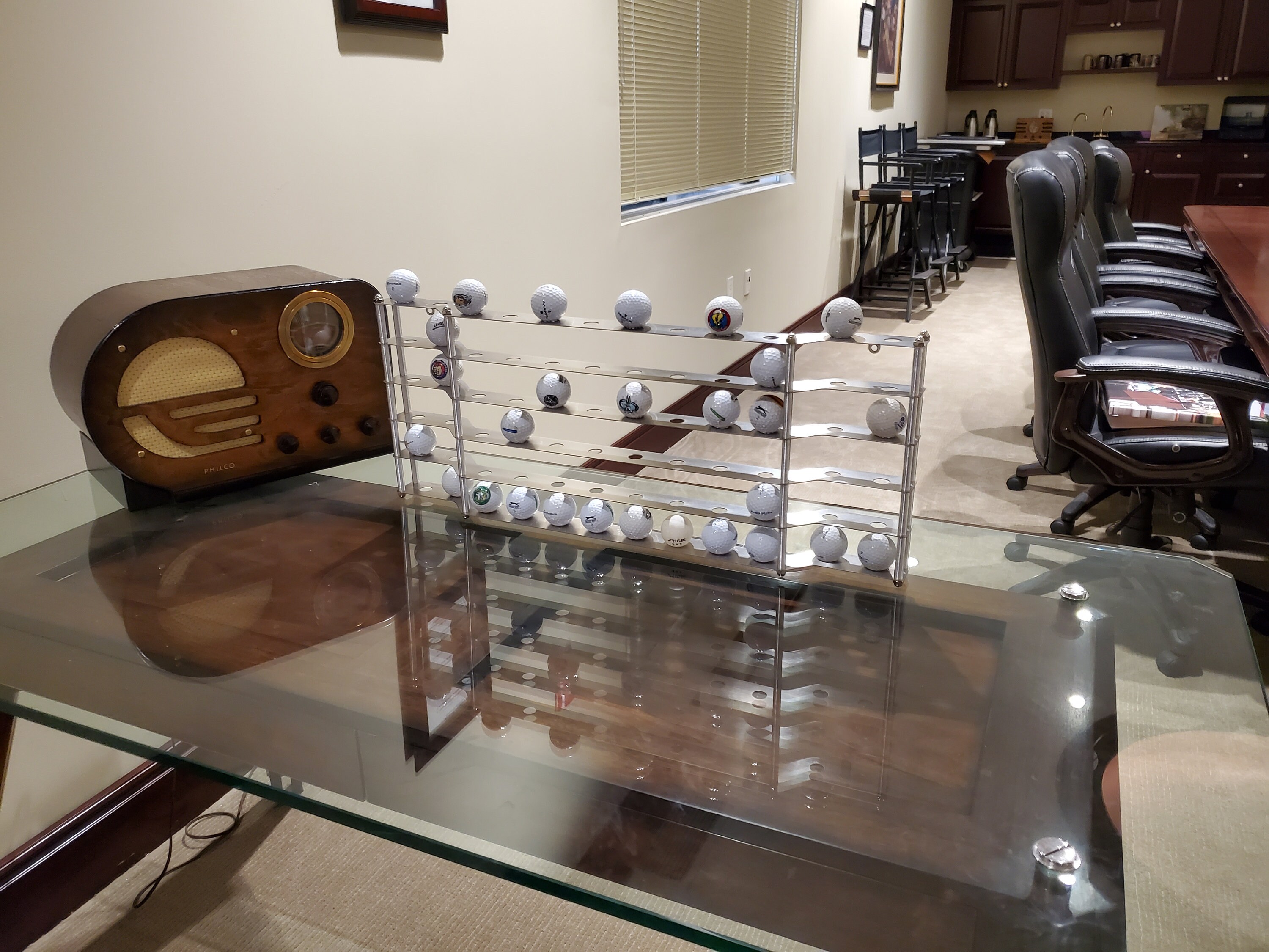 The Ultimate Golf Ball Display! Unique Design. Holds 72 Balls ...