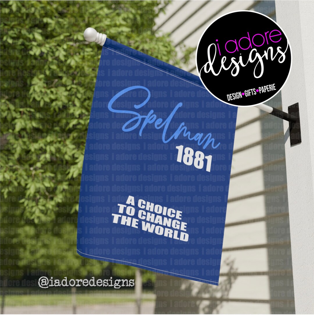 SPELMAN 1881 NAVY Garden & House Banner Flag - Etsy