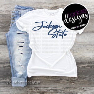 Jackson State (signature)t-shirt - Etsy