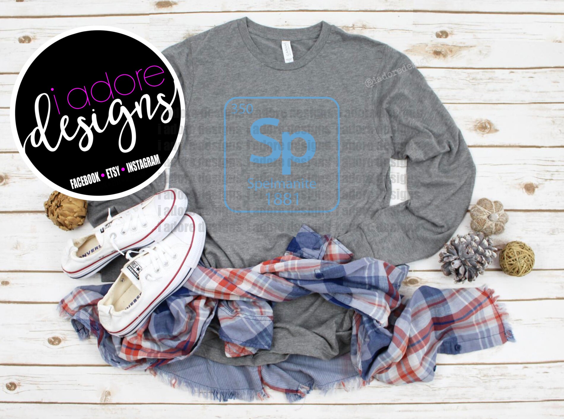 Spelman Element Long Sleeve T-shirt (unisex) - Etsy