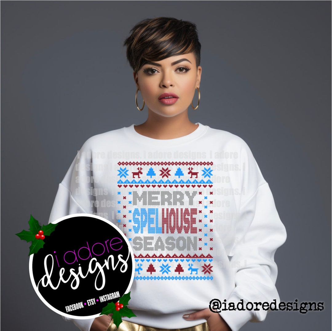SPELHOUSE UGLY CHRISTMAS Sweatshirt Unisex Premium Sweatshirt - Etsy
