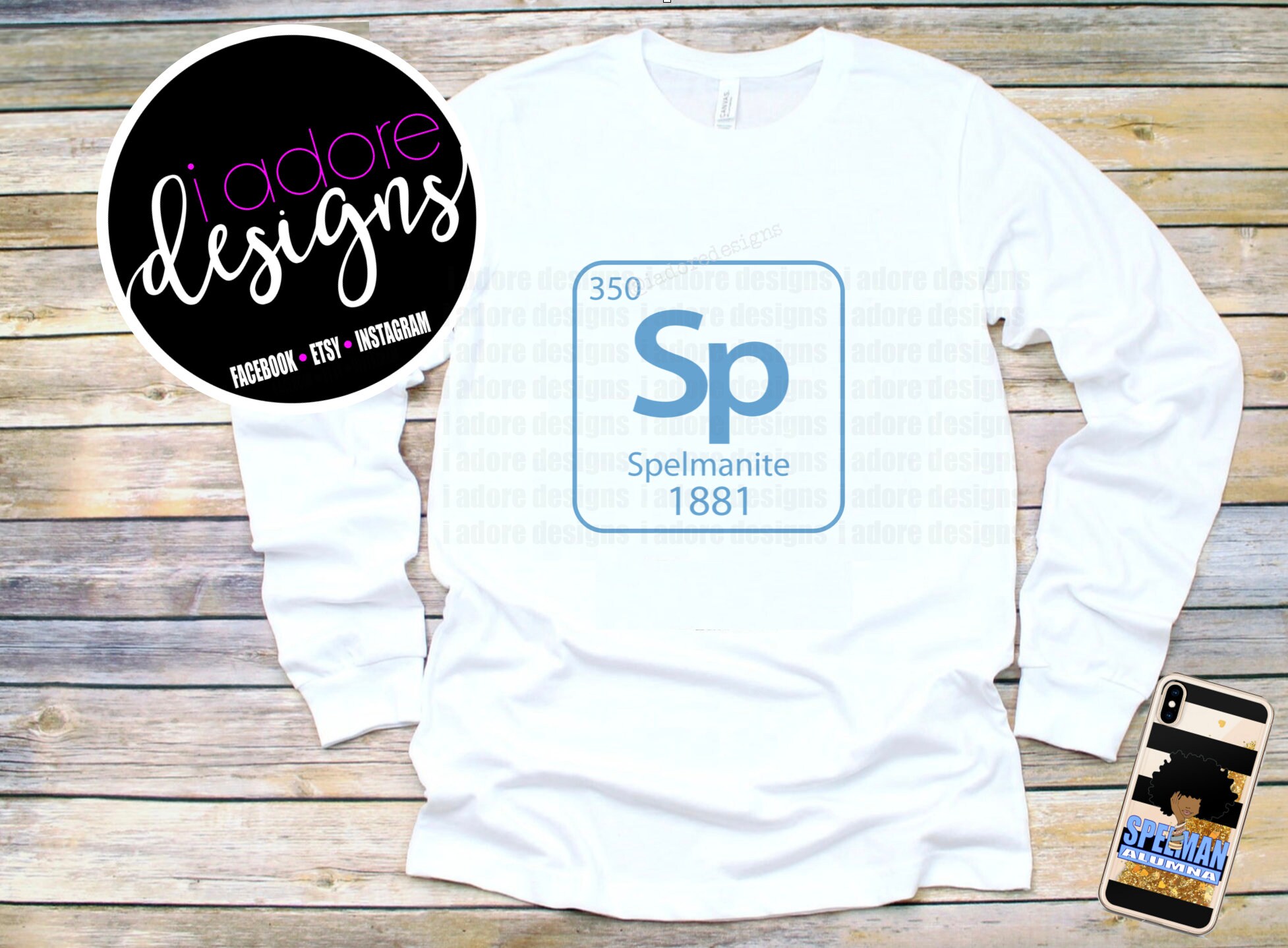 Spelman Element Long Sleeve T-shirt (unisex) - Etsy