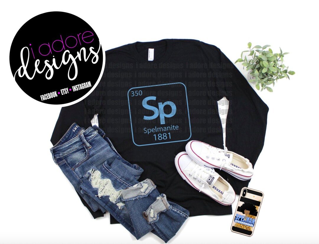 Spelman Element Long Sleeve T-shirt (unisex) - Etsy