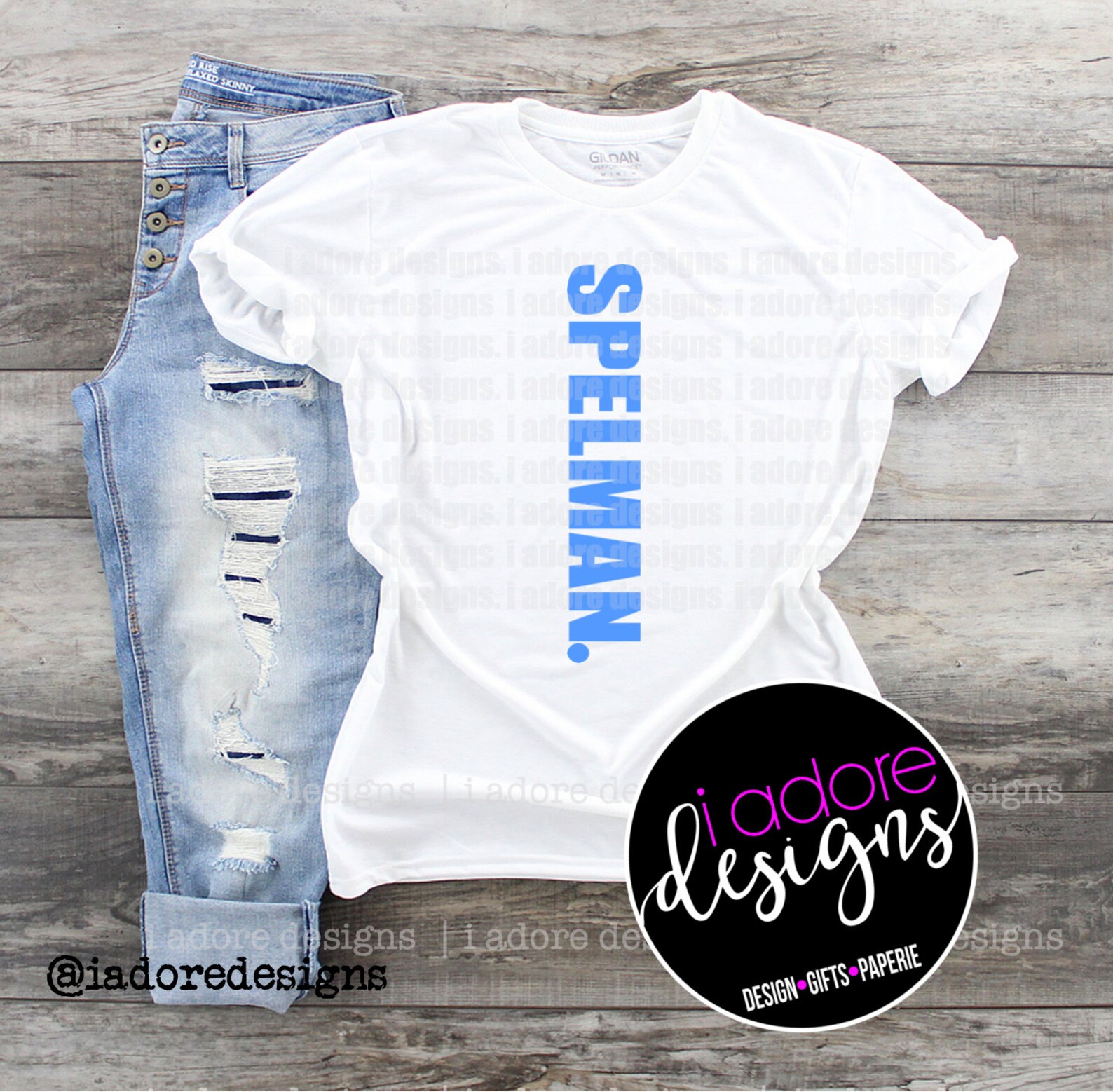 Spelman (period)t-shirt Vertical - Etsy