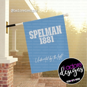 SPELMAN BLOCK UNDAUNTED Garden & House Banner Flag - Etsy