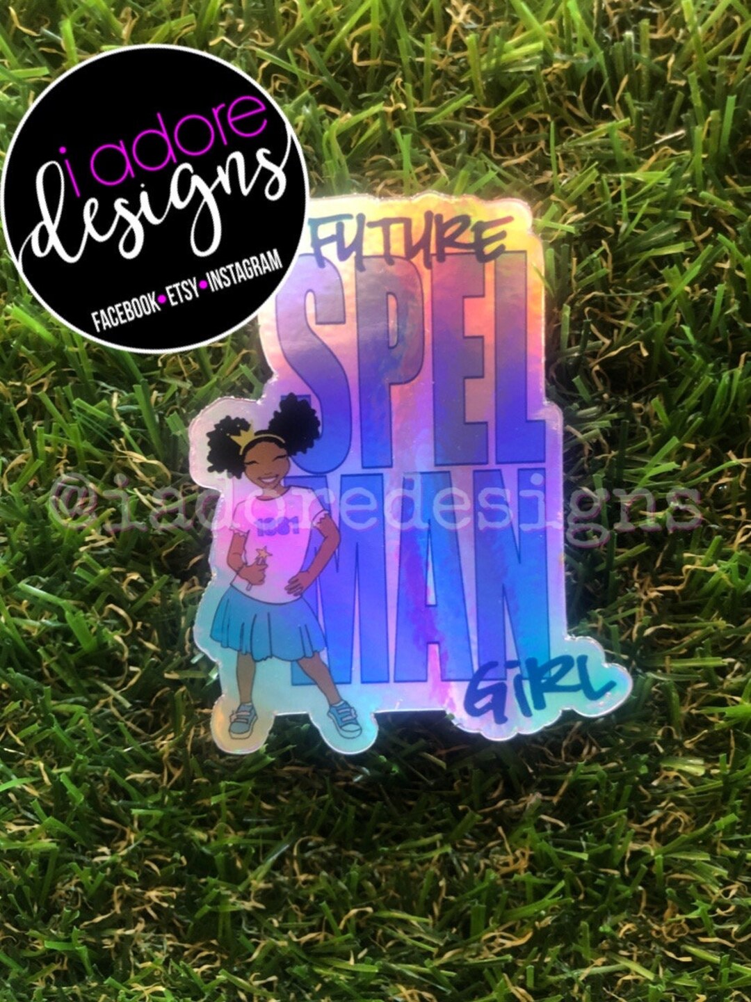 FUTURE SPELMAN GIRL Waterproof Laptop Decal Sticker - Etsy