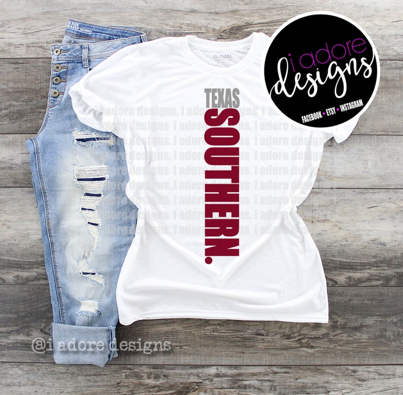 Texas Southern PERIOD T-shirt, or Crop Top - Etsy