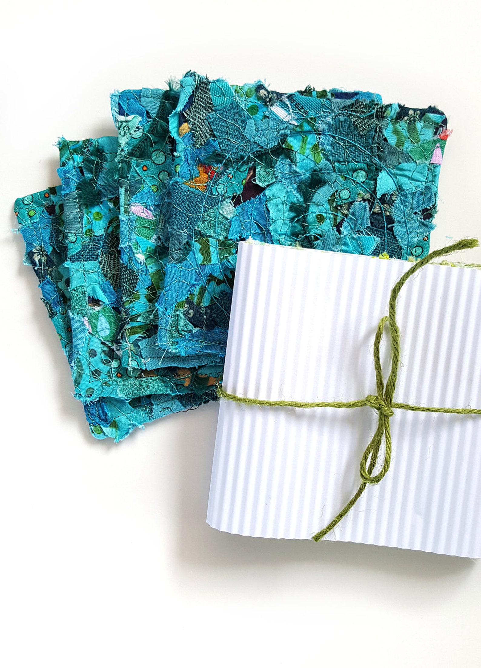 Drink Coasters, Fabric Coasters, Housewarming Gift, Party Decor, 4" X 4 ...