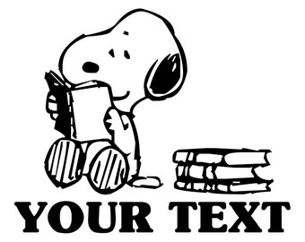 Reading Snoopy - Etsy