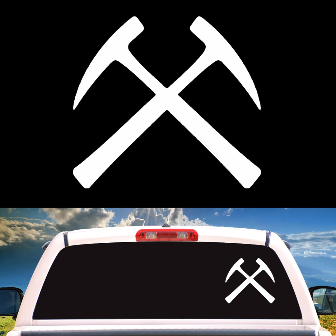 GEOLOGY Logo Rock Picks - Vinyl Decal Car & Truck Window Graphics ...