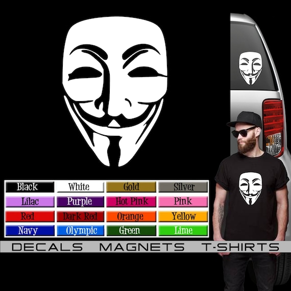 Anonymous Vinyl Decal Sticker Magnet or T-shirt You - Etsy