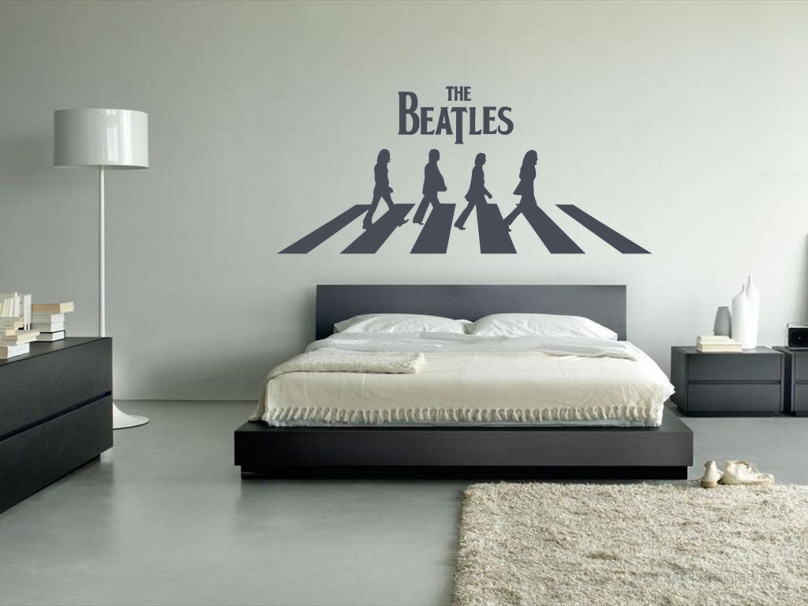 32 Wide The BEATLES Abbey Road Vinyl Decal Window | Etsy