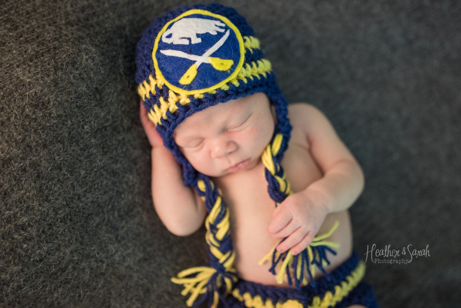 Buffalo Sabres. Baby Crochet Hockey Earflap Hat, Diaper Cover, and ...