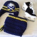Buffalo Sabres. Baby Crochet Hockey Earflap Hat, Diaper Cover, and ...