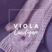 Viola Cardigan Crochet Pattern Easy | Etsy