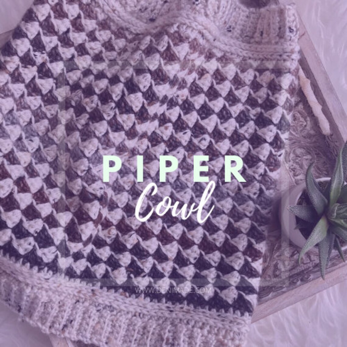 Piper Cowl Crochet Pattern Easy Pdf File Womens Kids - Etsy