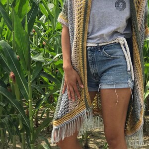 Crochet Pattern / Easy Open Weave Easy Filet Sweater Crochet Over-sized ...