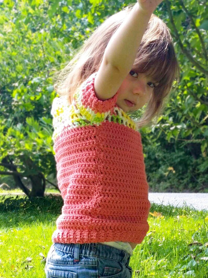 Hayden Tee Kidz Crochet Pattern Easy/Intermediate | Etsy