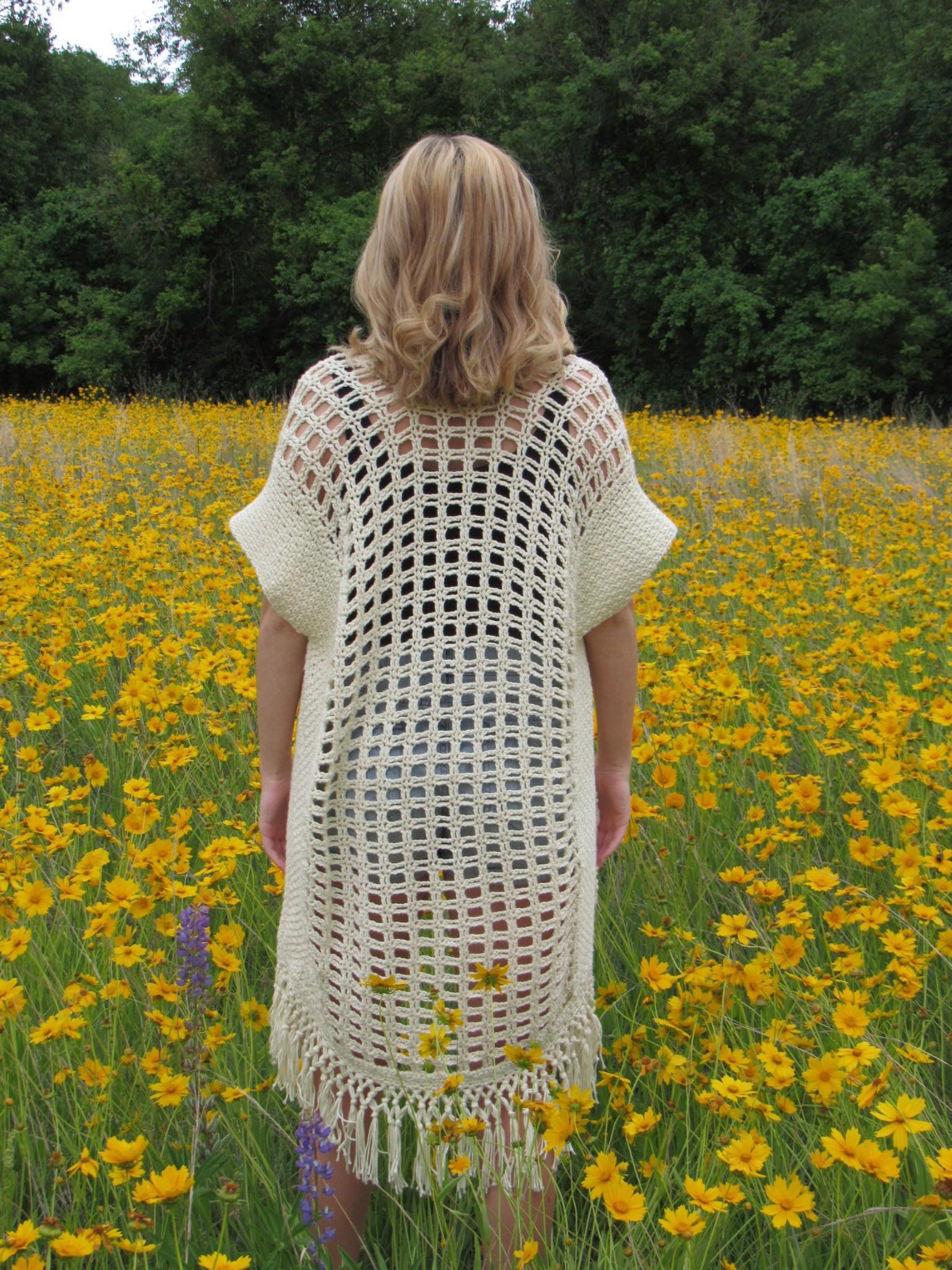 Kaia Kimono - Crochet Pattern, Easy/intermediate - Etsy