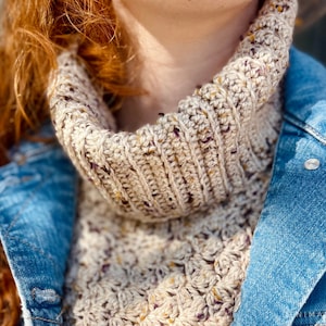 Crochet Pattern / Neckwarmer Dickey Turtleneck Dickie Cowl / Shanti ...