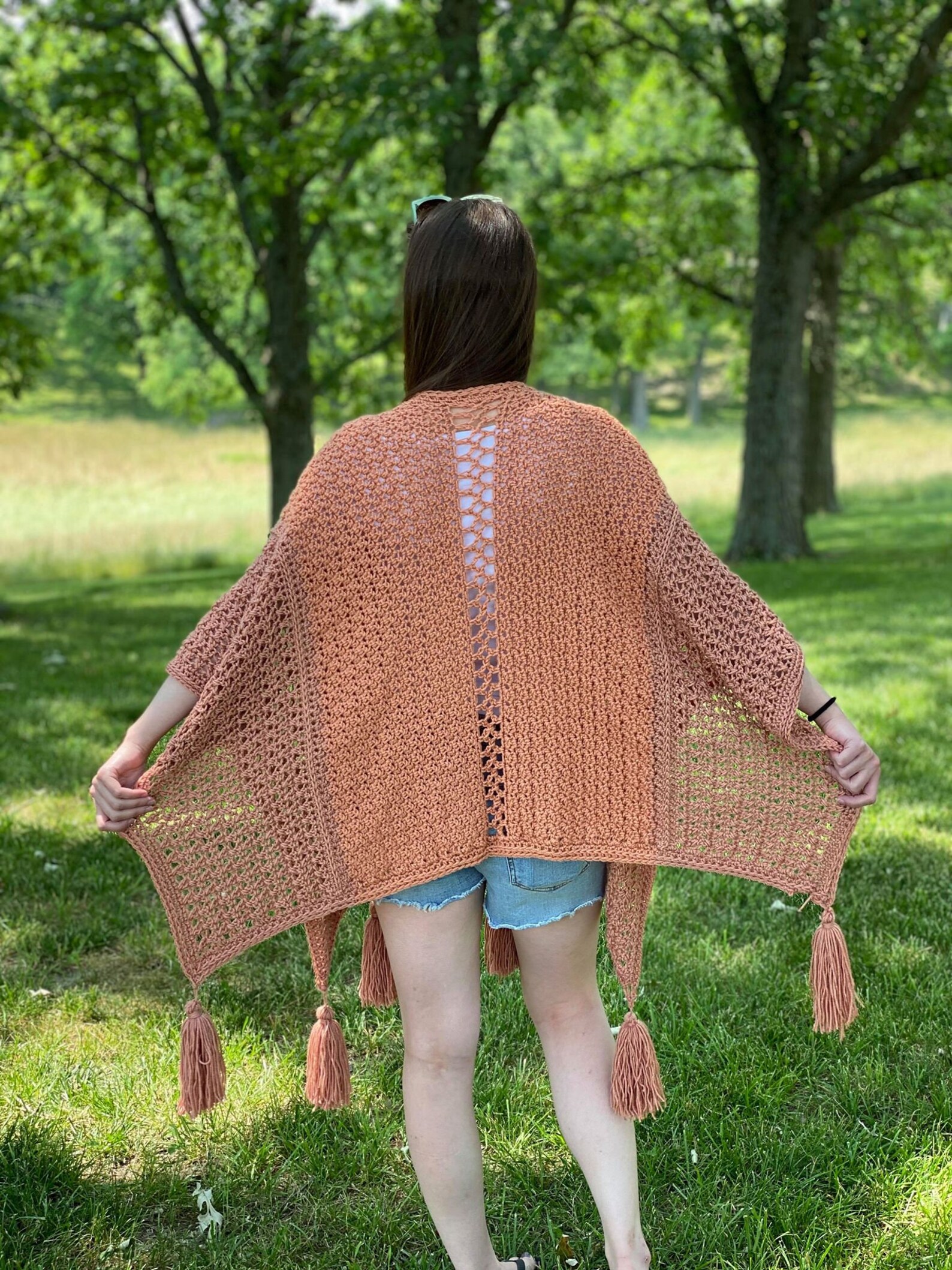 Reyna Ruana Crochet Pattern Easy Over-sizes Boxy Poncho | Etsy