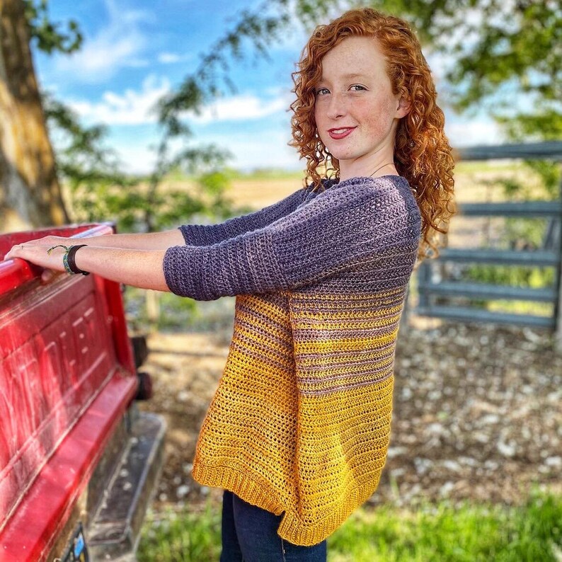 Roxy Pullover Crochet Pattern Easy Over-sizes Boxy - Etsy