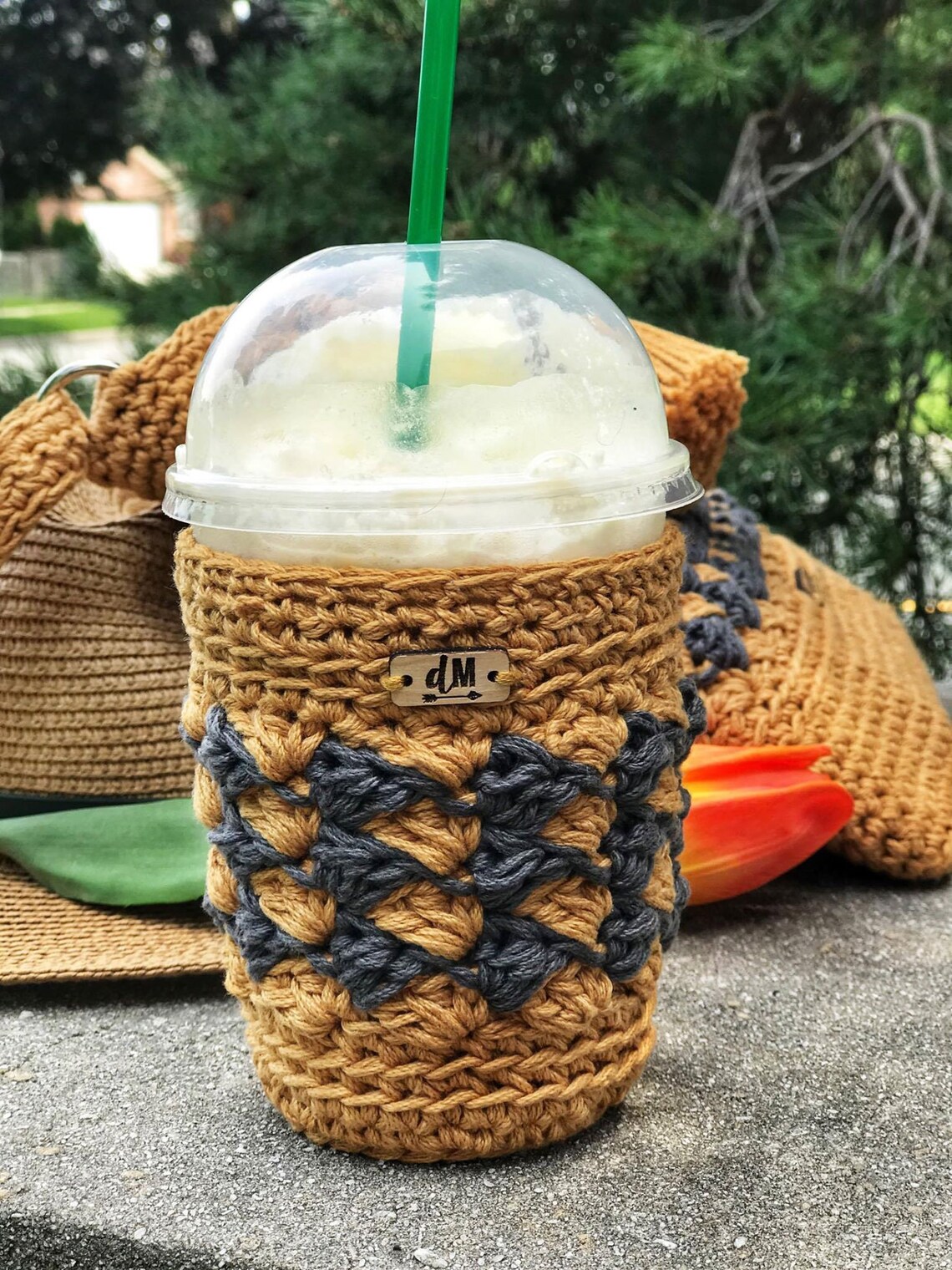 Piper Drink Cozy Crochet Pattern Easy Drink Cozy Coffee - Etsy