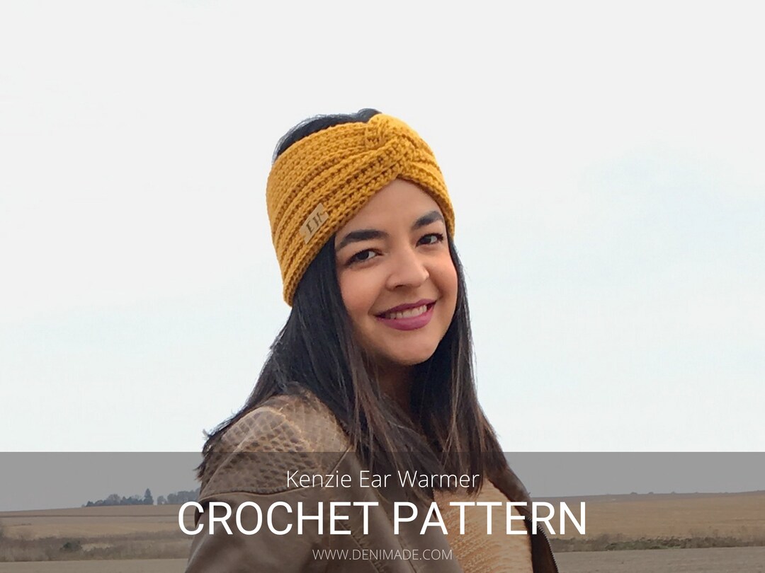 Crochet Pattern / Twisted Knotted Ear Warmer / Kenzie Ear - Etsy