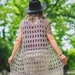 Crochet Pattern / Easy Open Weave Lace Hippie Boho 70s Retro Festival ...