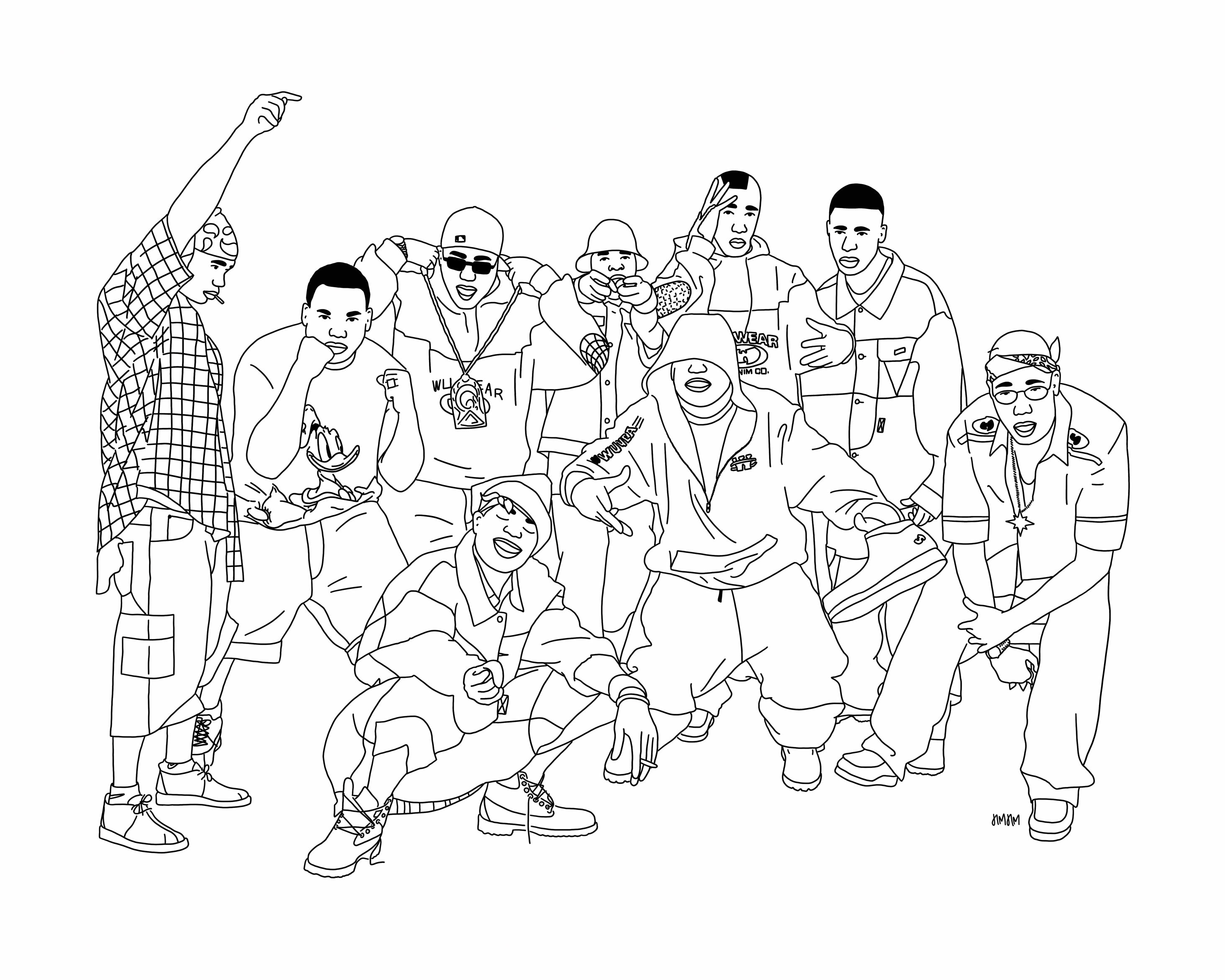 Tang Wu Drawing Clipartmag Sketch Coloring Page