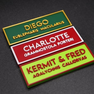 Magnetic Vivarium Name Sign for Lizards, Snakes, Spiders & More ...