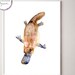Platypus Art Platypus watercolor painting Giclee print | Etsy