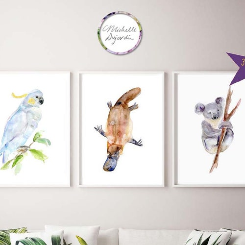 Platypus Art Platypus Watercolor Painting Giclee Print - Etsy Australia