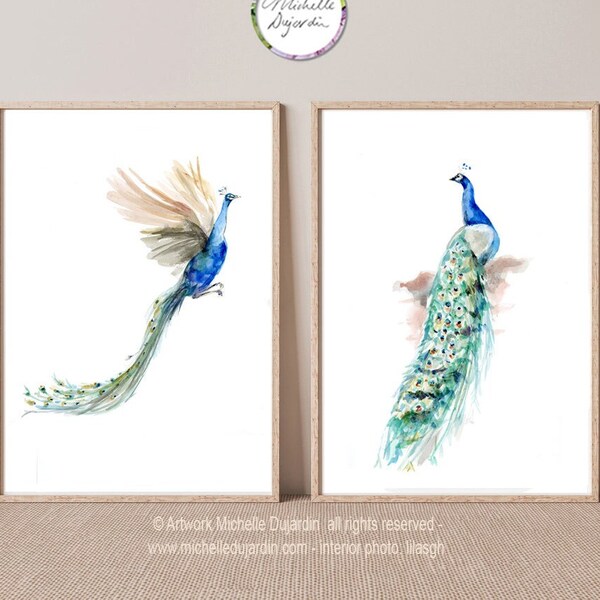 Peacock Tails - Etsy