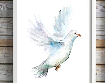 Dove painting | Etsy