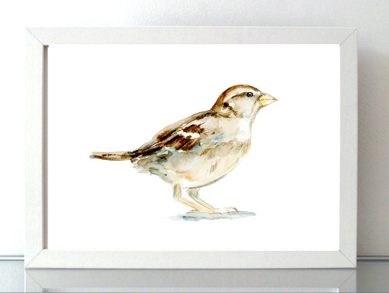 Vrouwtjes Mus schilderij giclee print Aquarel mus Dier | Etsy