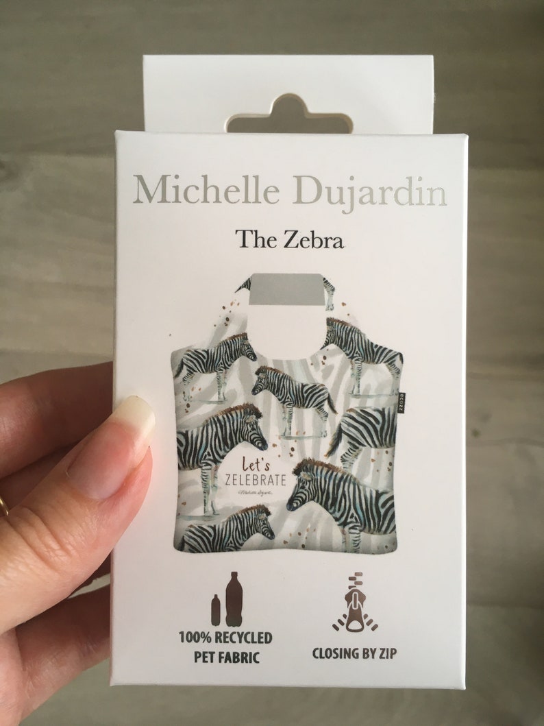 Zebra shopping bag shopper with zebra design zebra | Etsy