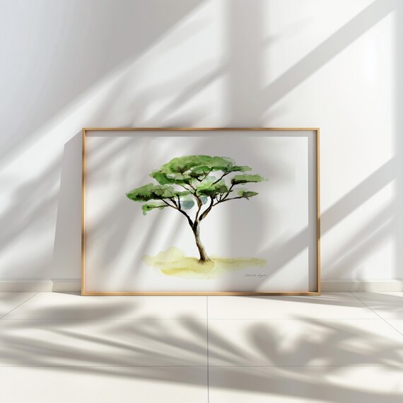 Acacia Tree Painting
