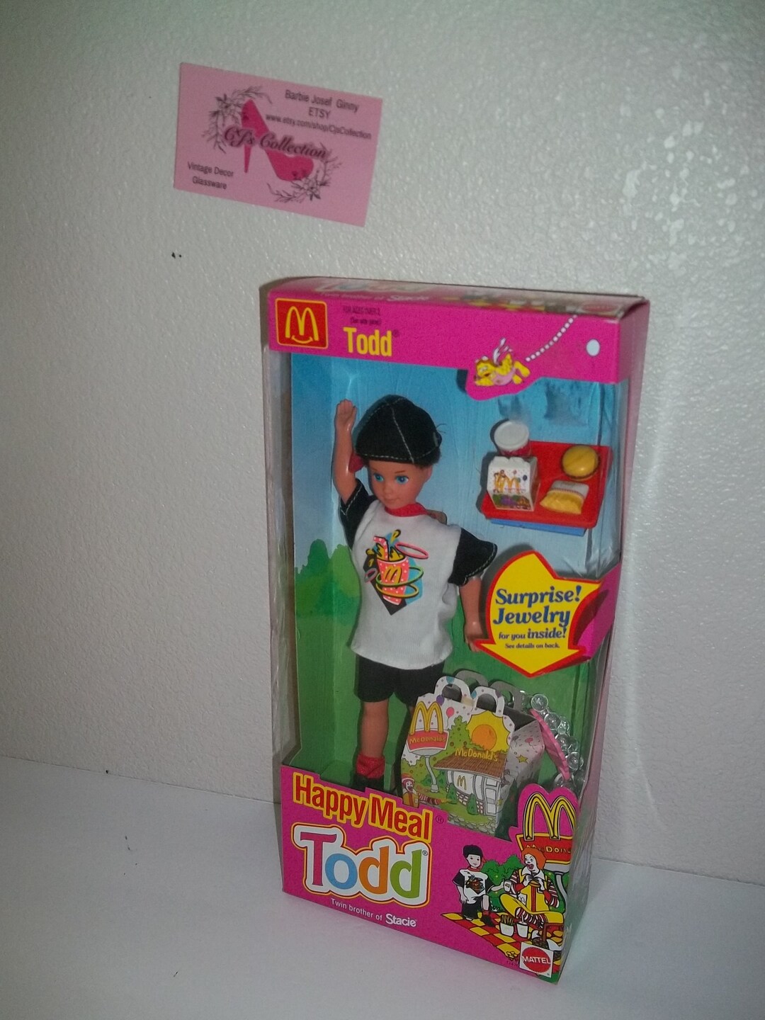 Happy Meal Todd Doll by Mattel New in Box 1993 Friend of Stacie Doll #11475 Little Sister of ...